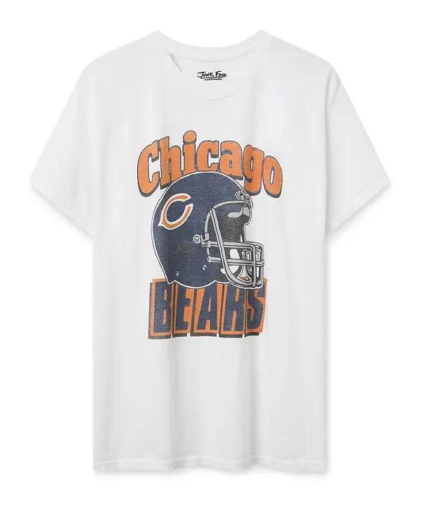 Junk Food Clothing Chicago Bears Throwback Helmet Tee