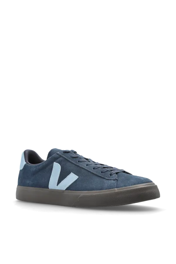 VEJA Campo Suede Low Top Sneakers - Navy Blue