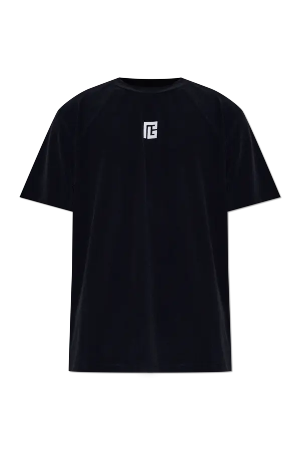 Balmain T-shirt With Embroidered Logo