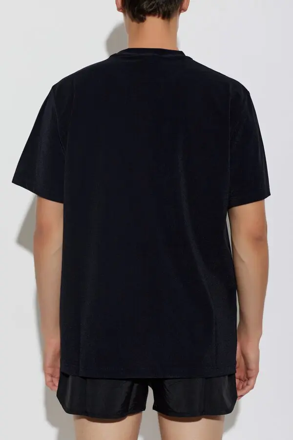 Balmain T-shirt With Embroidered Logo