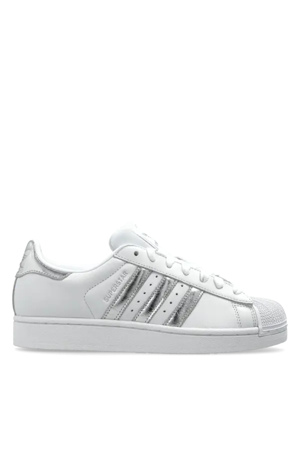 ADIDAS ORIGINALS Superstar Ii Lace-up Leather Sneakers - White