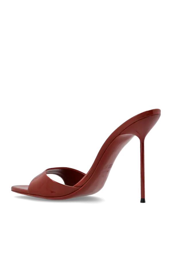 Paris Texas Lidia" Patent Leather Stiletto Heeled Mules
