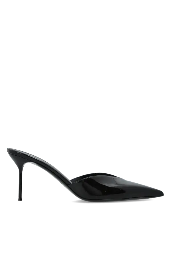 Paris Texas Lidia 70' Heeled Mules - Black