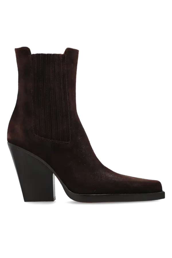 Paris Texas Dallas' Heeled Ankle Boots - Brown
