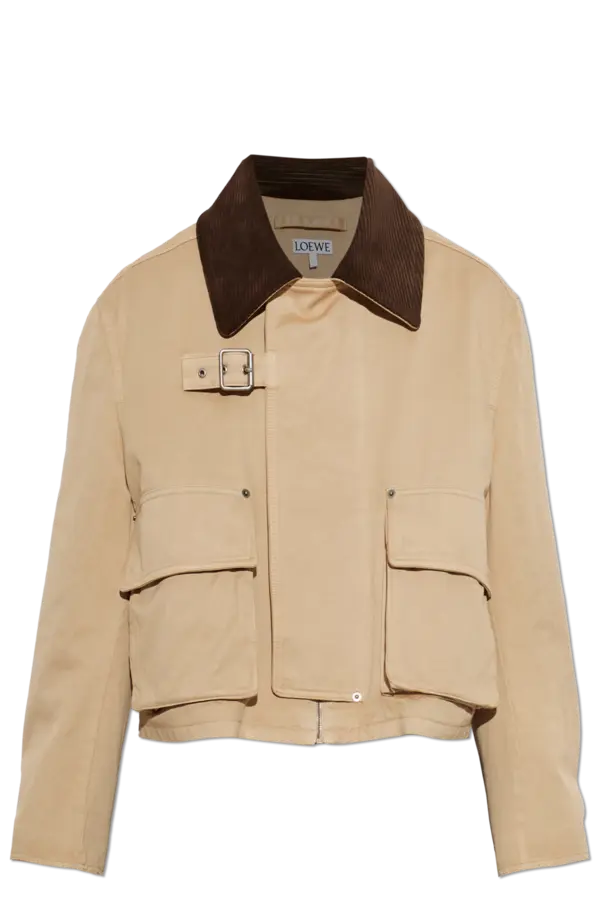 Loewe Jacket With Pockets - Beige