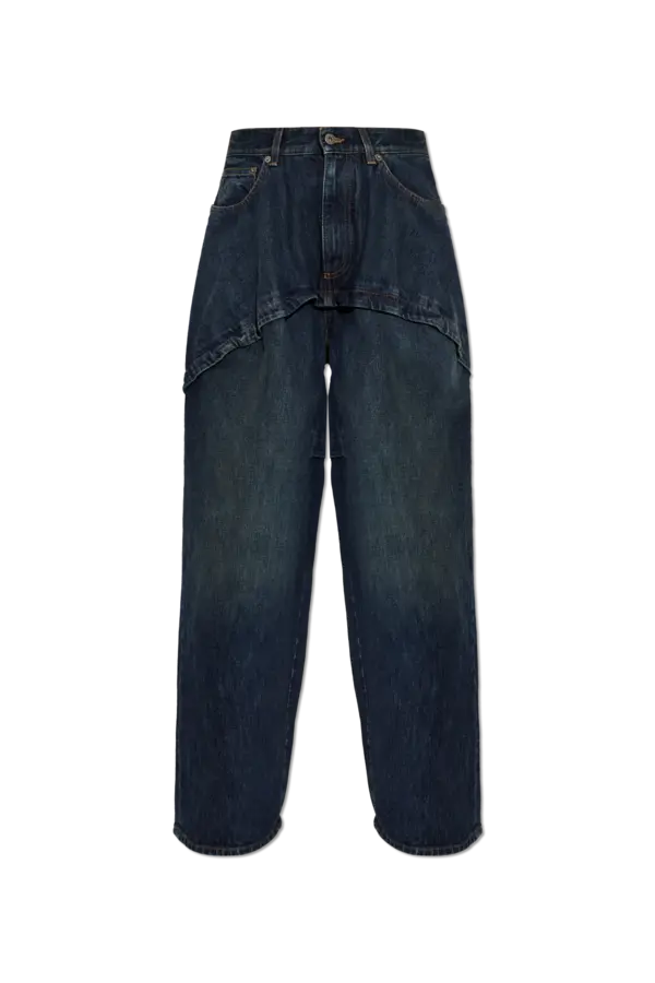 Loewe Wide-leg Jeans - Navy Blue