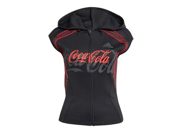 Adidas X Cocacola Slouchy Gfx Hooded Top