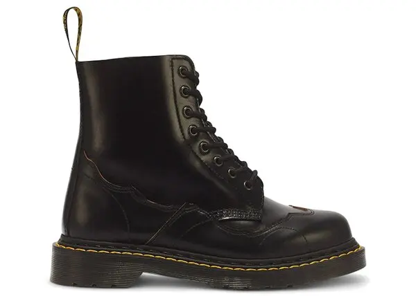 Dr. Martens 1460 Pascal Aniline And Vintage Smooth Leather Lace-up Boots