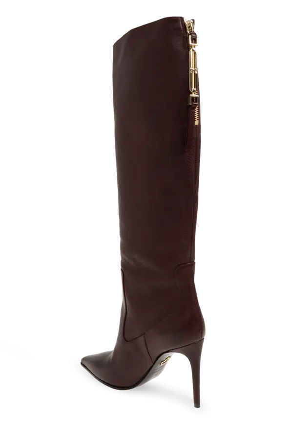 Dsquared2 Leather Heeled Boots