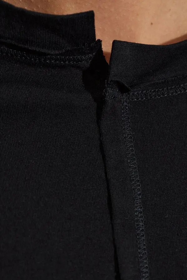Y3 Asymmetrical Cut T-shirt