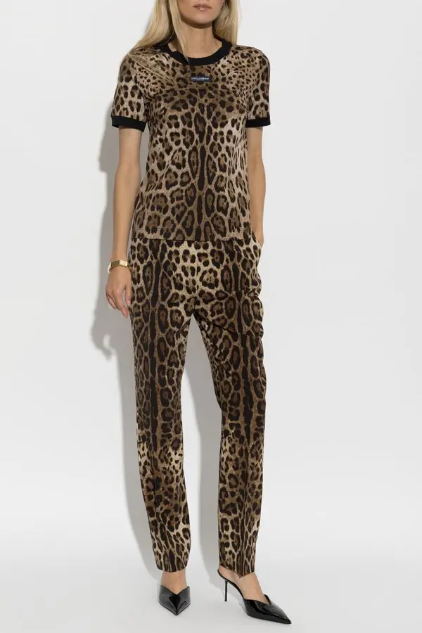 Dolce & Gabbana Leopard Print T-shirt