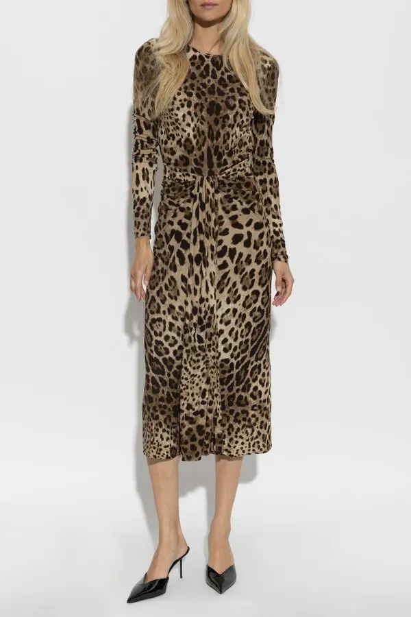 Dolce & Gabbana Animal Print Dress