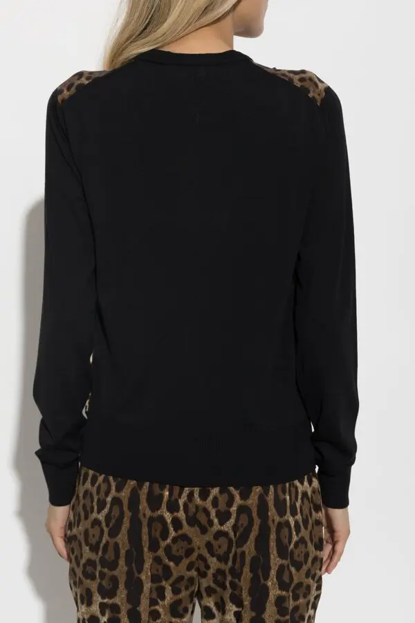 Dolce & Gabbana Animal Print Cardigan