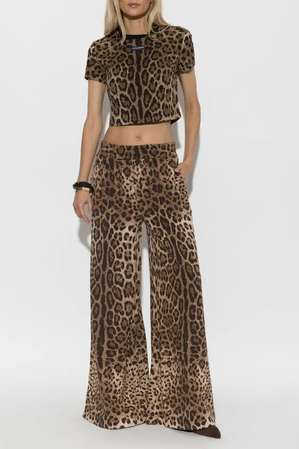 Dolce & Gabbana Animal Motif Top