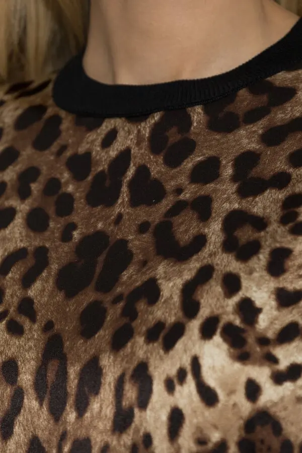 Dolce & Gabbana Animal Print Top