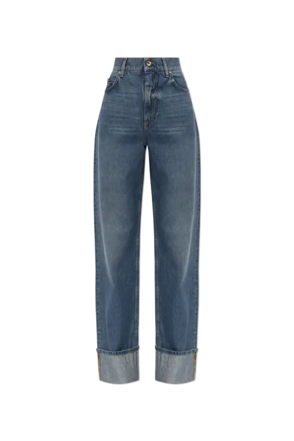 Dolce & Gabbana Jeans With Rolled-up Cuffs - Blue