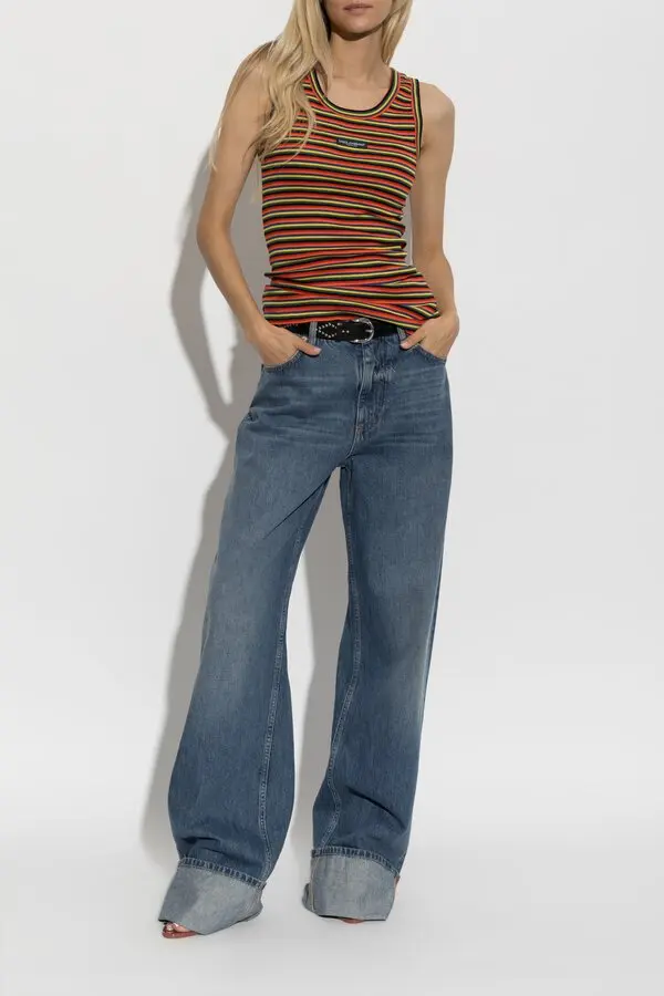 Dolce & Gabbana Jeans With Rolled-up Cuffs