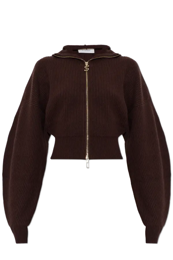 Sportmax Balco" Wool Cardigan - Brown