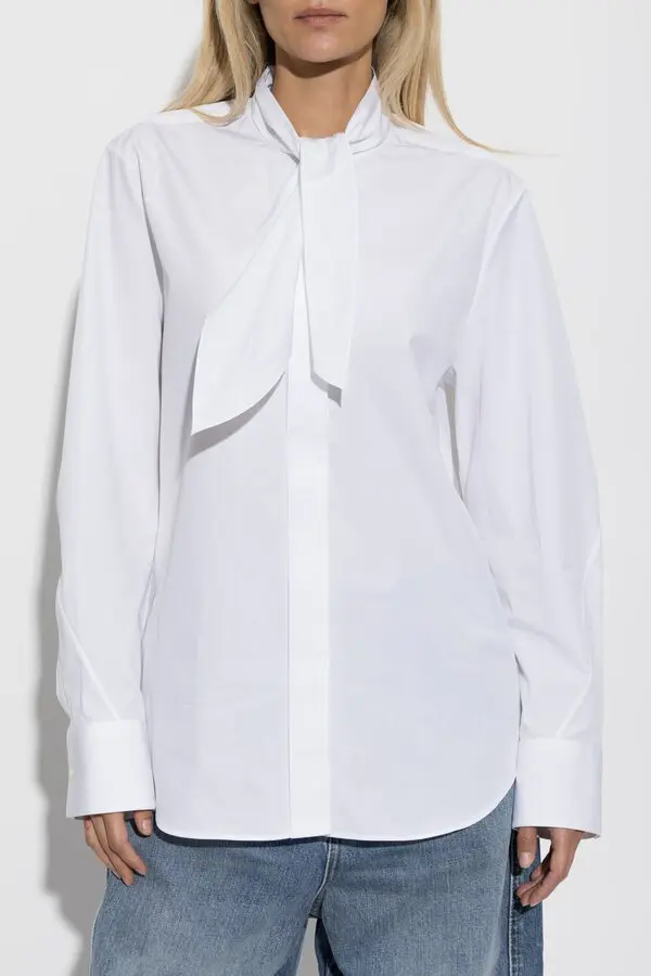 Givenchy Shirt With Decorative Scarf