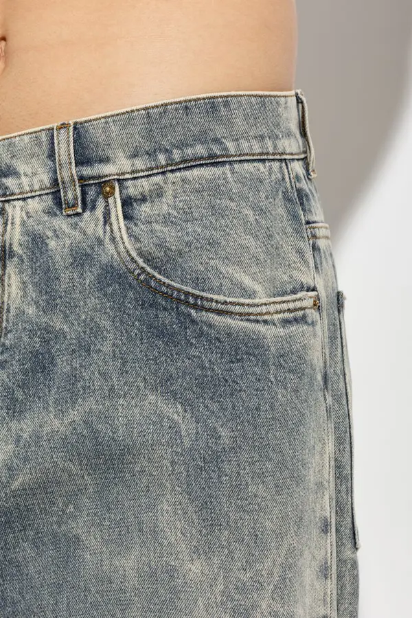 Dolce & Gabbana Vintage Effect Straight Leg Jeans
