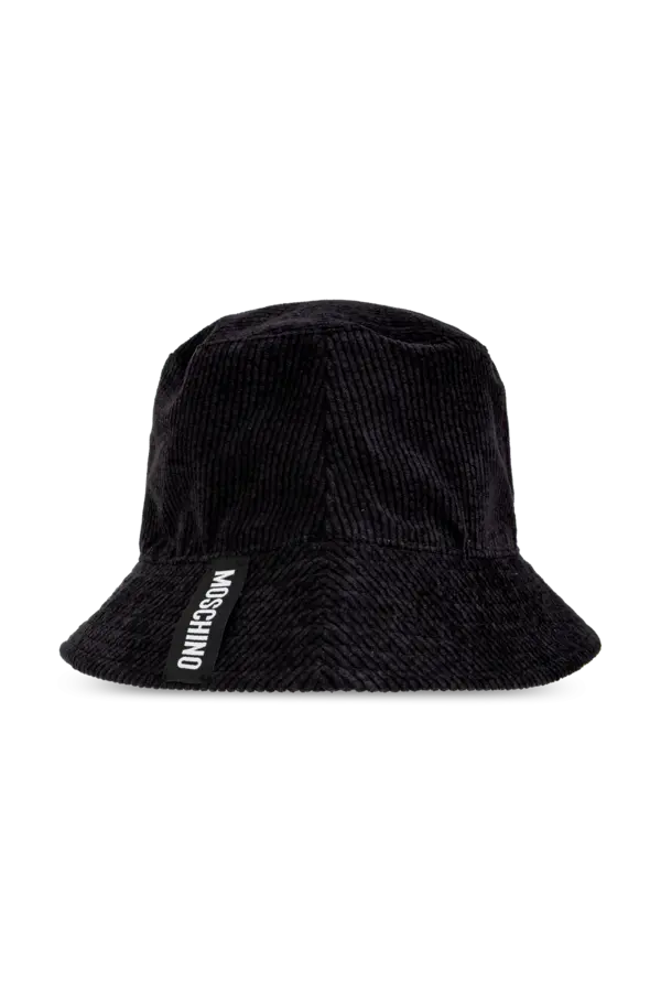 Moschino Reversible Bucket Hat - Black