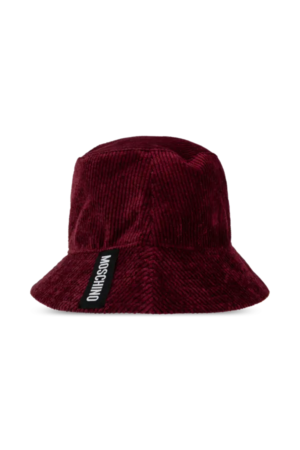 Moschino Reversible Bucket Hat - Burgundy