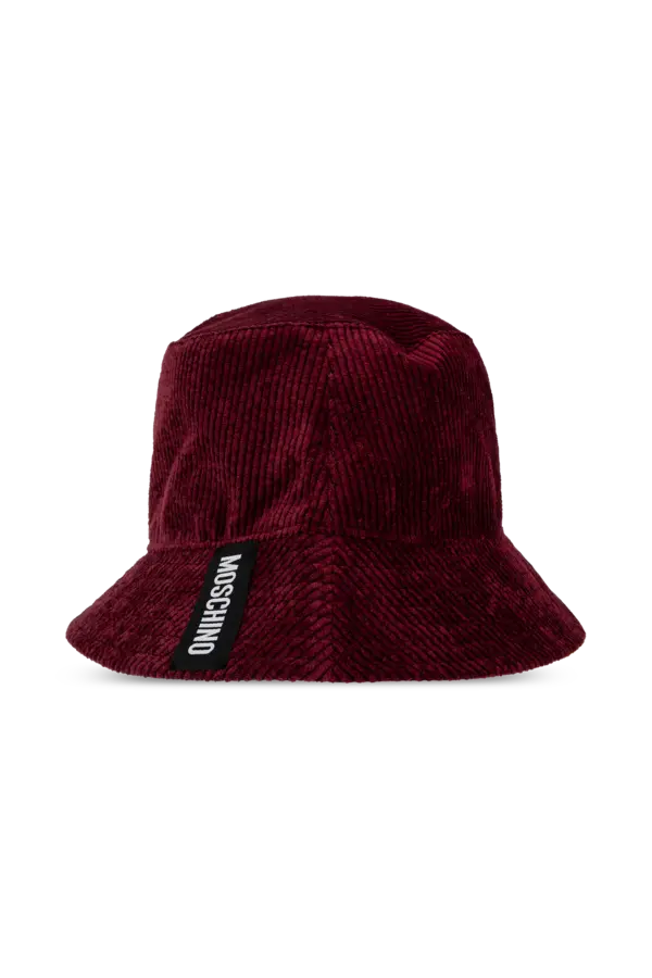 Moschino Reversible Bucket Hat - Burgundy