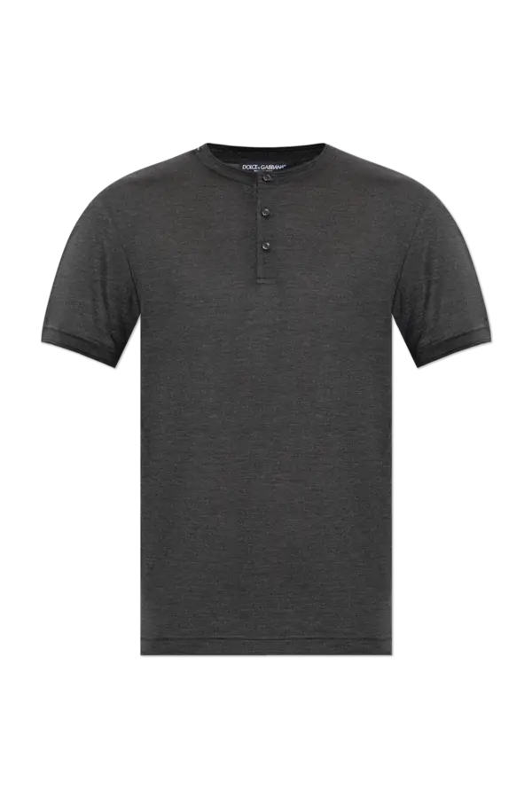 Dolce & Gabbana Silk T-shirt - Grey