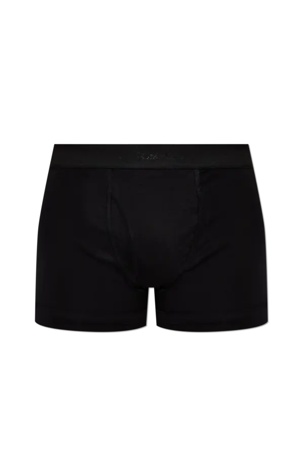 TOM FORD Cotton Boxers With Logo - Black