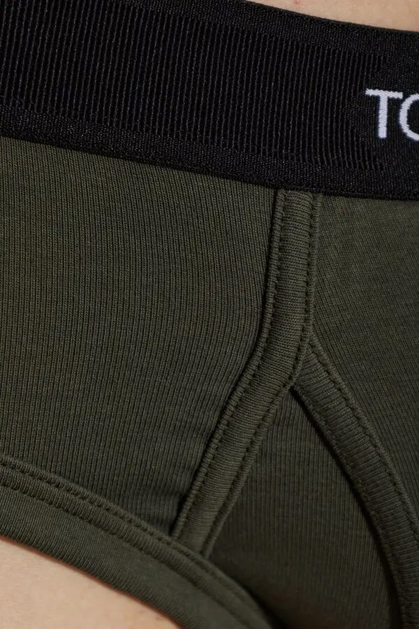 TOM FORD 2-pack Of Cotton Briefs With Logo