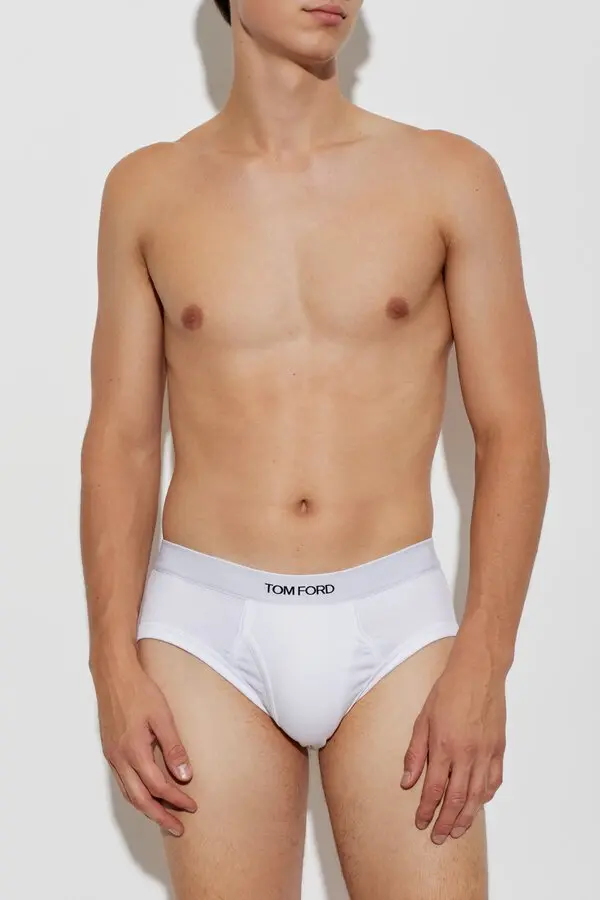 TOM FORD Two-pack Of Cotton Briefs With Logo