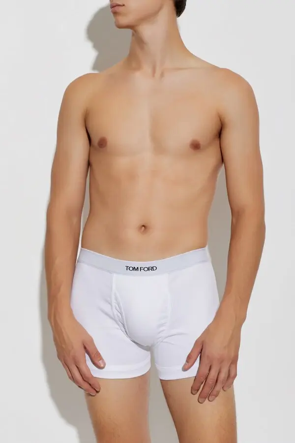TOM FORD 2-pack Cotton Boxers With Logo
