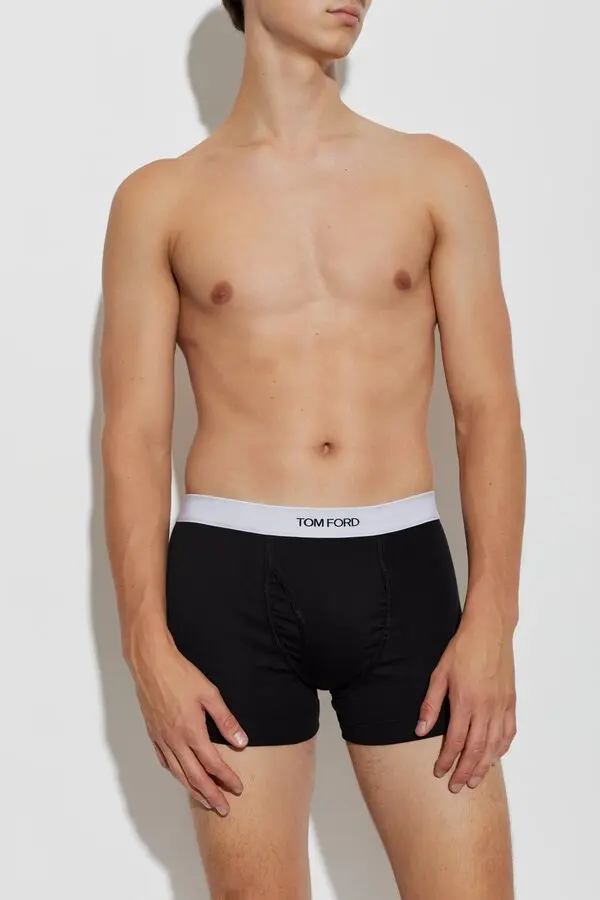 TOM FORD 2-pack Of Cotton Boxers With Logo