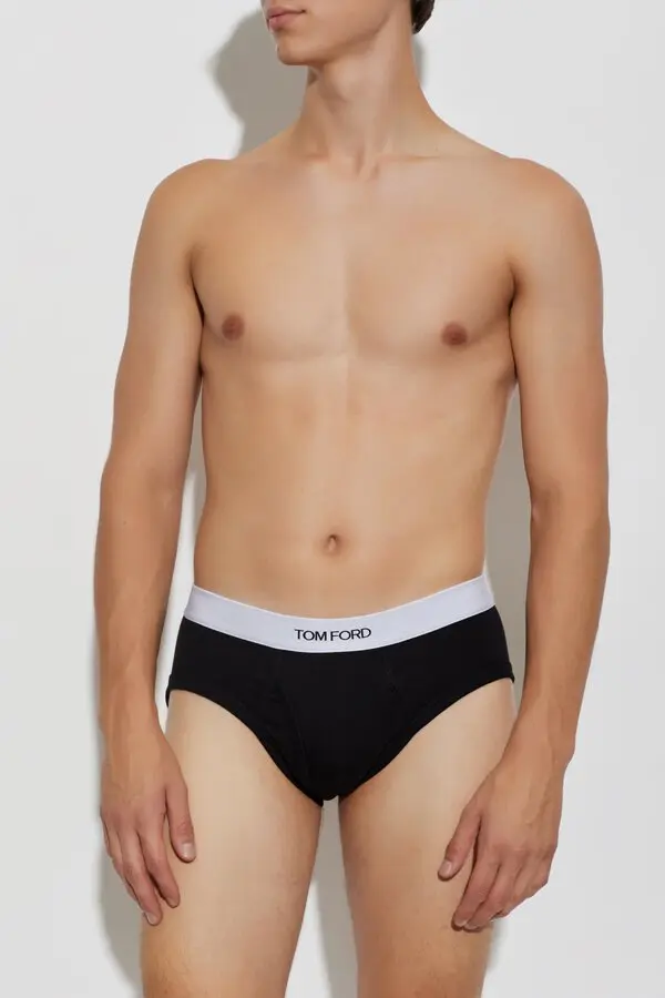 TOM FORD 2-pack Of Cotton Briefs With Logo
