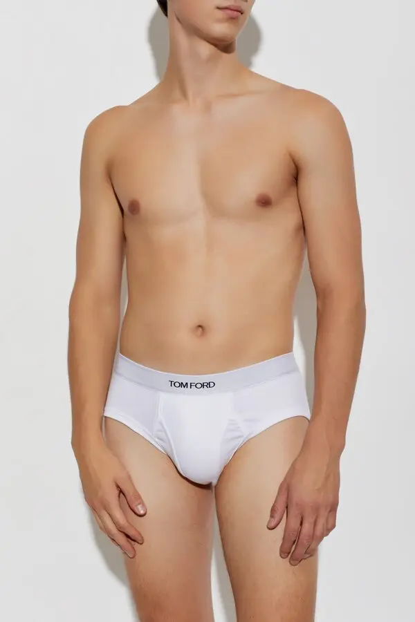 TOM FORD Two-pack Of Cotton Briefs With Logo