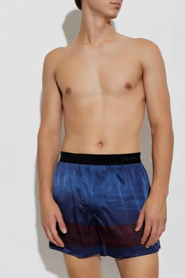 TOM FORD Cotton Boxers With Logo