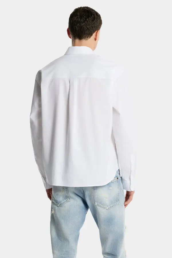 Dsquared2 Skiers Embroidered Boxy Shirt