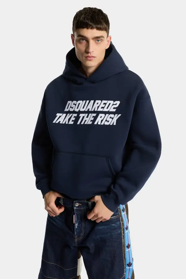 Dsquared2 Take The Risk Relax Fit Hoodie