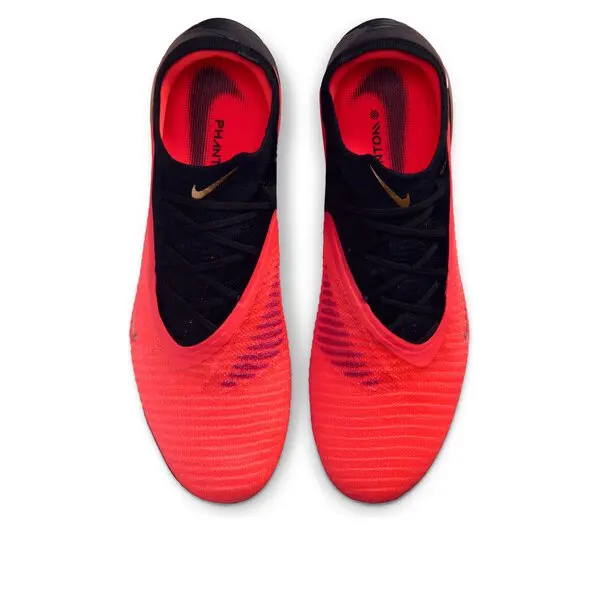 Nike Phantom Ag Low Top Sneakers - Bright Deep Red/blurred/black