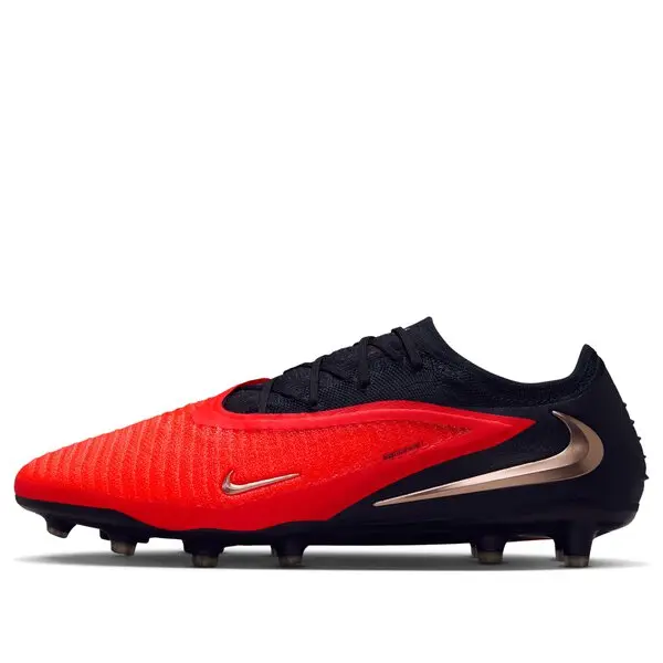 Nike Phantom Ag Low Top Sneakers - Bright Deep Red/blurred/black