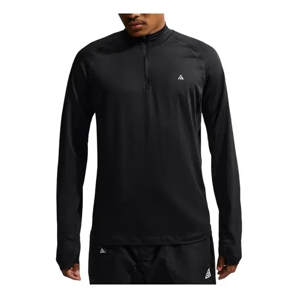 Nike X Wildsee Dri-fit 1/4-zip T-shirt - Black/summit White