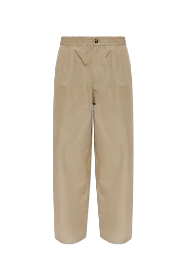 Emporio Armani Pleated Trousers - Beige