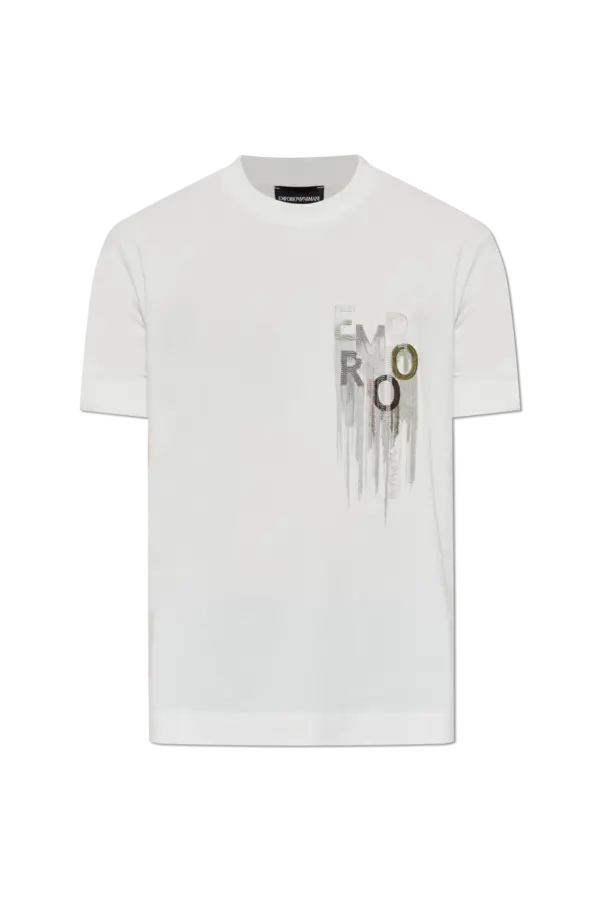 Emporio Armani T-shirt With Logo - White