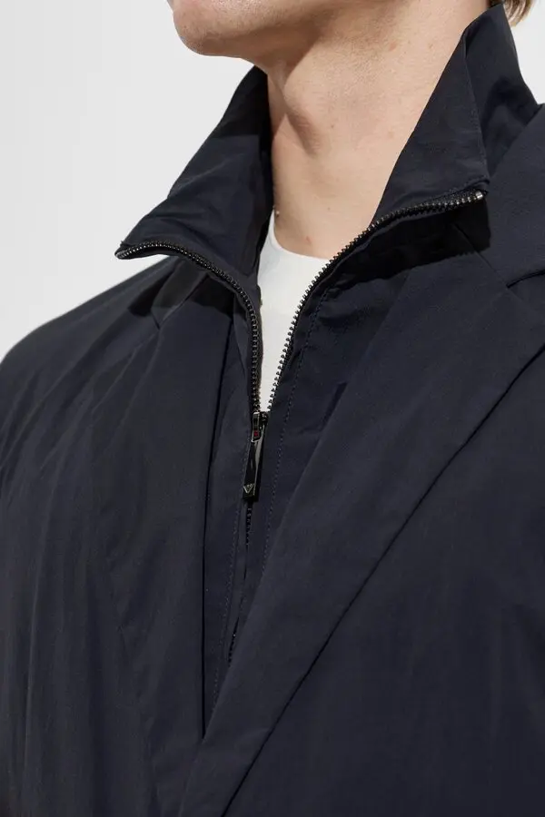 Emporio Armani Blazer With Detachable Stand-up Collar