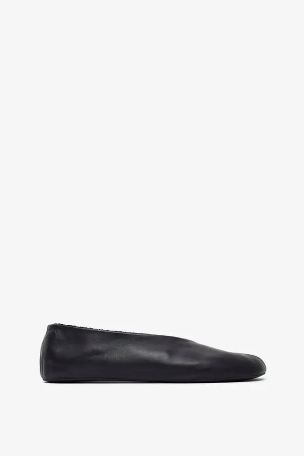 THE ROW Stella Shearling Flats