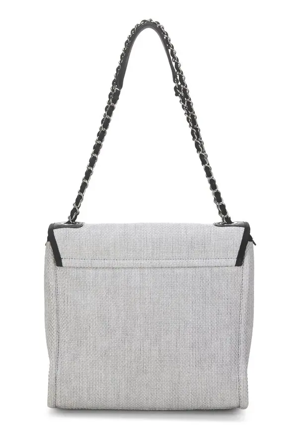 Chanel Woven Raffia Deauville Messenger