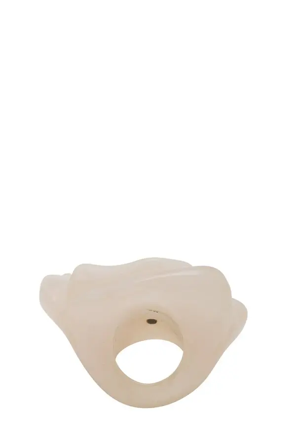 Chanel Acrylic Camellia Ring