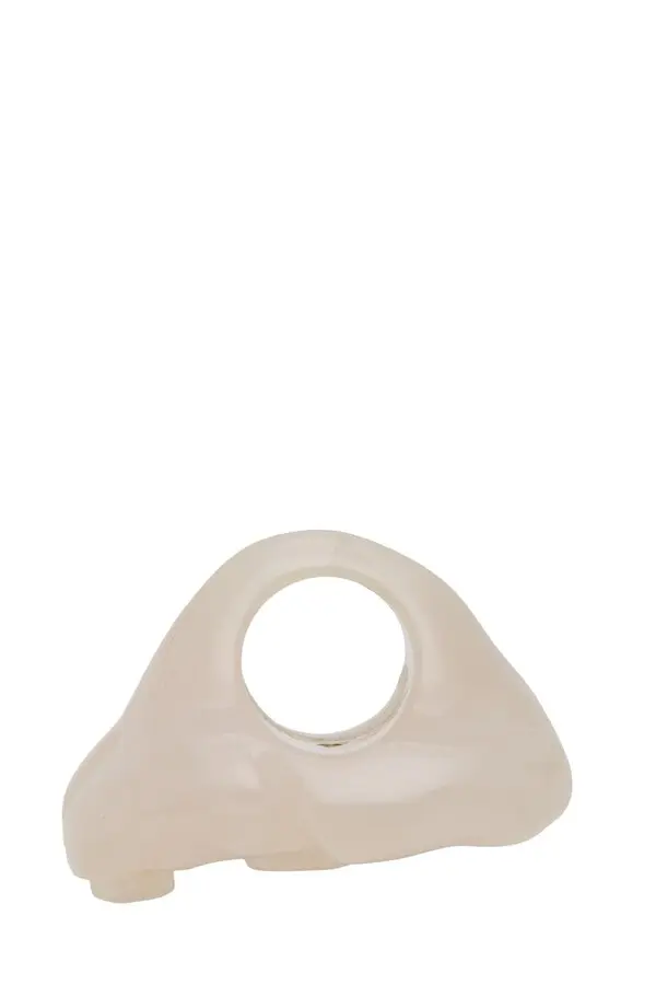 Chanel Acrylic Camellia Ring