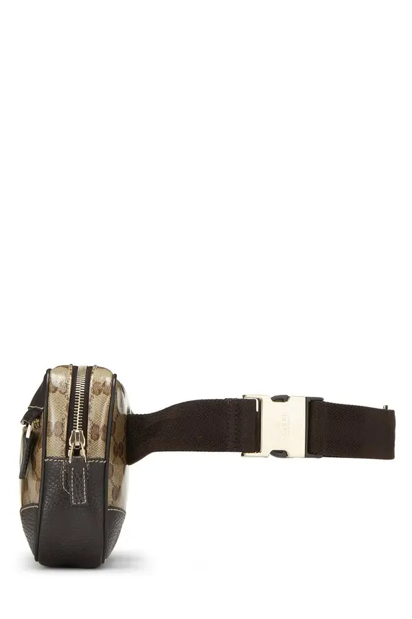 Gucci Original Gg Crystal Canvas Waist Pouch