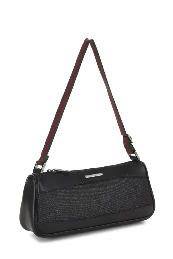 Gucci Gg Denim Web Pochette